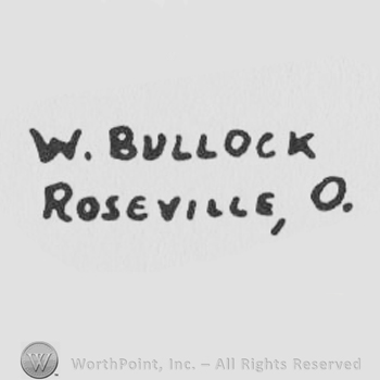 Mark with W. Bullock Roseville, O.written in two | #75167