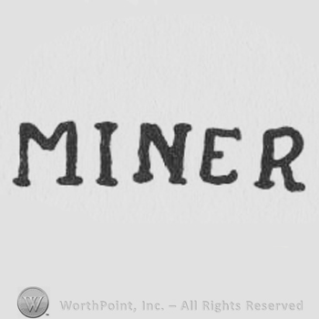 Mark with MINER in uppercase letters | #75279