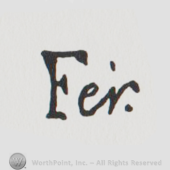 Mark with the word FER | #75307