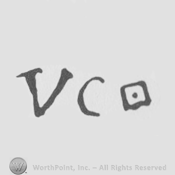 Mark with Letters VC written in uppercase next to | #75313