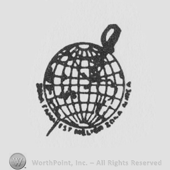 Mark with Globe pierced by a sword with writings | #75364