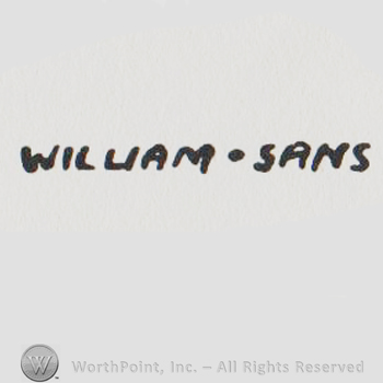 Mark with William & Sans written with uppercase | #75548
