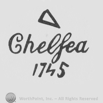 Mark with the word CHELSEA above the number 1745 | #75605
