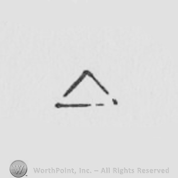 Mark with simple triangle design | #75629