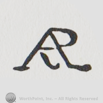 Mark with the initials AR combined | #75684