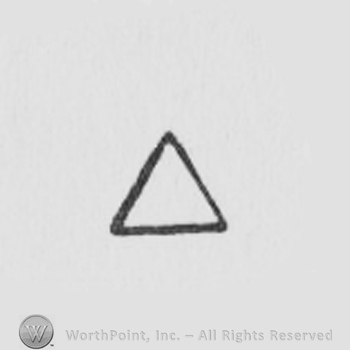 Mark with simple triangle design | #75733