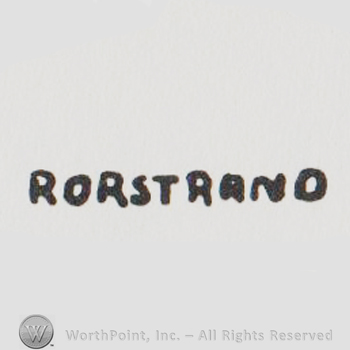Mark with the word Rorstrand in uppercase letters | #75811