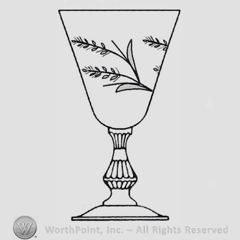 Mark with Glass Pattern: Silver Wheat. | #759345