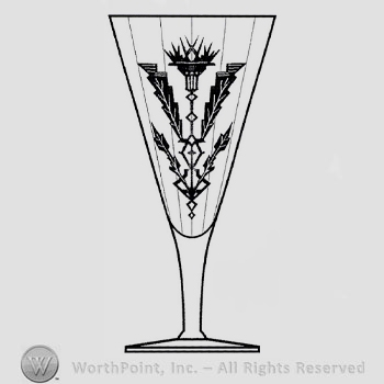 Mark with Glass Pattern: Modernistic. | #759602