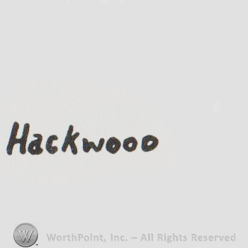 Mark with the word Hackwood in uppercase letters | #75999