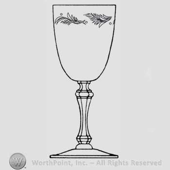 Mark with Glass Pattern: Chantilly. | #760781