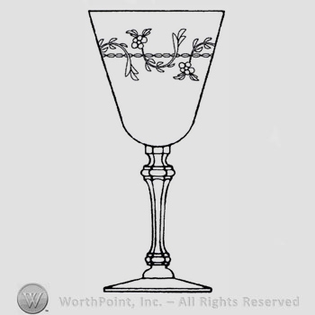 Mark with Glass Pattern: Lenox Belvedere. | #760824