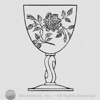 Mark with Glass Pattern: Tea Rose. | #760843
