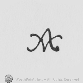 Mark with AV handwritten in uppercase | #76095