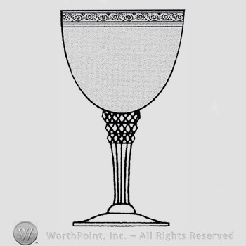 Mark with Glass Pattern: Minton Wistaria. | #761029