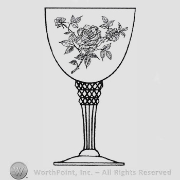 Mark with Glass Pattern: Rose of Picardy. | #761034