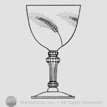 Mark with Glass Pattern: Silver Wheat. | #761118