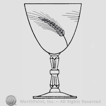 Mark with Glass Pattern: Silver Wheat. | #761143