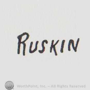 Mark with the word RUSKIN in uppercase | #76173