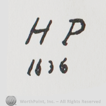 Mark with the initials HP and the number 1636 | #76179