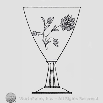 Mark with Glass Pattern: Lenox Rose. | #762155