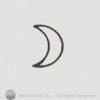 Mark with a crescent moon | #76218