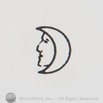 Mark with a crescent moon with a face | #76235