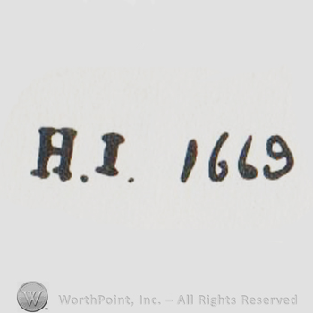 Mark with the initials HI and the number 1669 | #76247