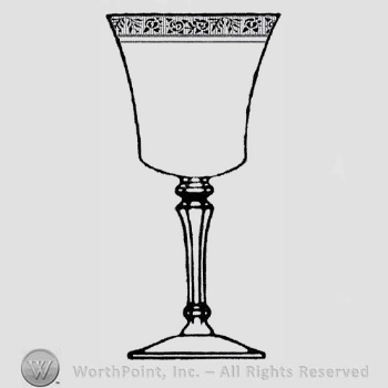 Mark with Glass Pattern: Bridal Rose. | #762570