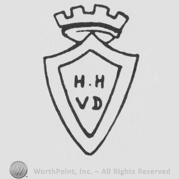 Mark with Crown, shield, H.H.VD in uppercase | #76304