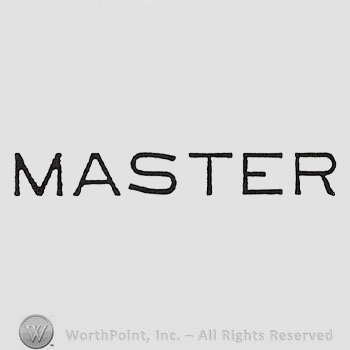 Mark with The word "MASTER". | #763174