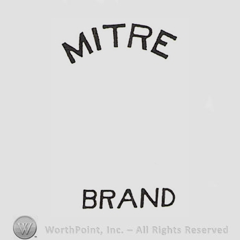 Mark with The text "MITRE BRAND". | #763534