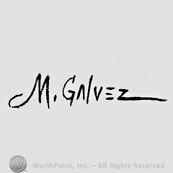Mark with Signature: Miguel Galvez. | #766076