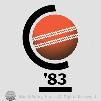 Mark with Number "'83", a line, a globe and a | #766138