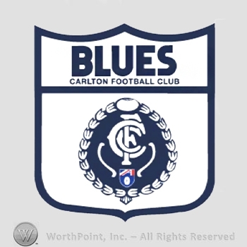 Mark with The text "BLUES CARLTON FOOTBALL CLUB", | #766164