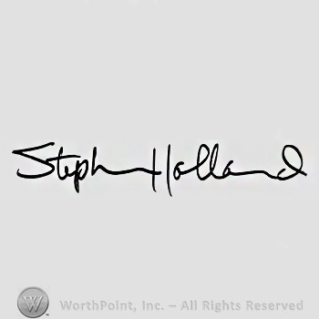 Mark with Signature: Stephen Holland. | #766223