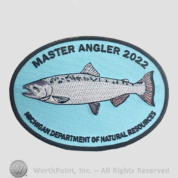 Mark with The text "MASTER ANGLER 2022 MICHIGAN | #766262