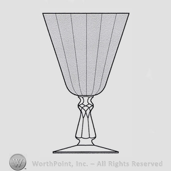 Mark with Glass Pattern: Contemporary; goblet. | #767372