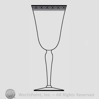 Mark with Glass Pattern: Minton; goblet. | #767423