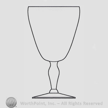 Mark with Glass Pattern: Stem 42. ; goblet. | #767448
