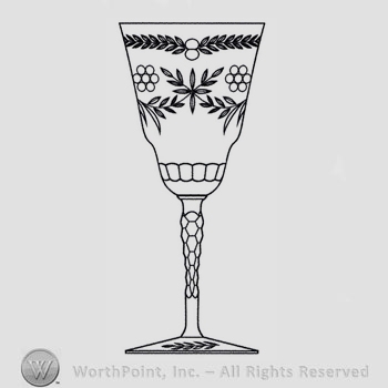 Mark with Glass Pattern: Olympic; goblet. | #767452