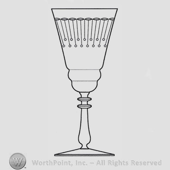 Mark with Glass Pattern: 65-1; goblet. | #767472