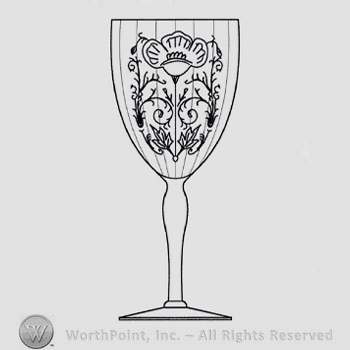 Mark with Glass Pattern: Flanders, Etch 1011, | #767476