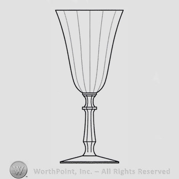 Mark with Glass Pattern: Stem 75. ; goblet. | #767484