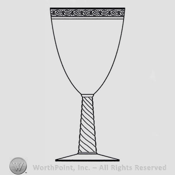 Mark with Glass Pattern: Minton; goblet. | #767544