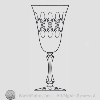 Mark with Glass Pattern: Bristol; goblet. | #767578