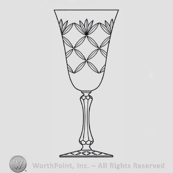Mark with Glass Pattern: York; goblet. | #767579
