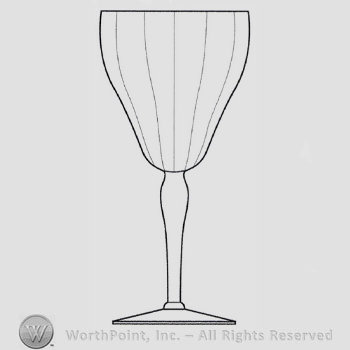 Mark with Glass Pattern: Stem 1124; goblet. | #767643