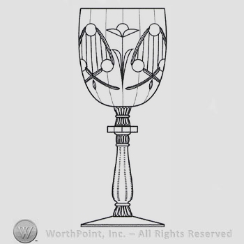 Mark with Glass Pattern: Cairo; goblet. | #768318