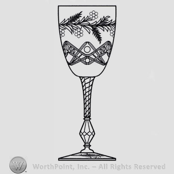 Mark with Glass Pattern: Cranbrook; goblet. | #768334